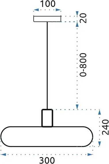 Toolight - Skleněná závěsná lampa APP668-1CP, mléčné sklo, zlatá-bílá, OSW-04662