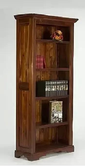 Furniture-nabytek - Masivní knihovna 100x40x200cm - Narayana