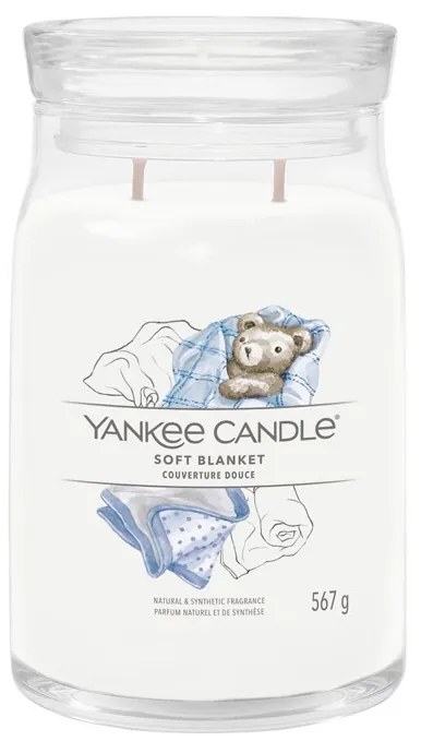 Yankee Candle Signature svíčka velká Soft Blanket, 567g