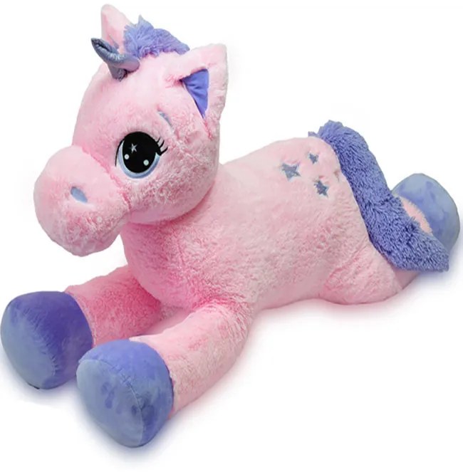 Mikrotrading plush friends jednorožec plyšový 120 cm ležící 0m+