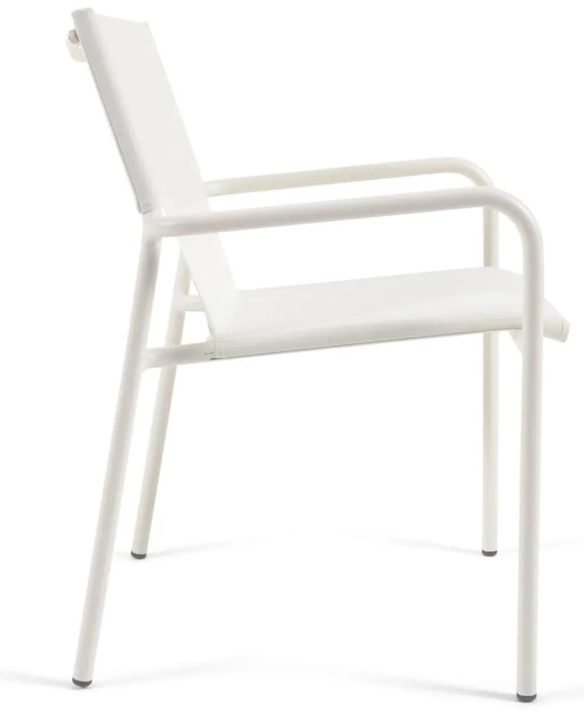 Zahradní židle tana bílá MUZZA