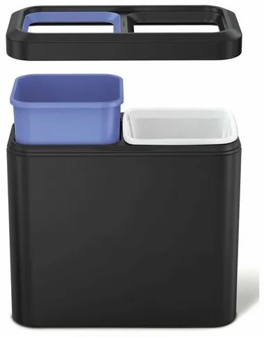 Simplehuman Otevřený koš RECYCLER Slim 20 l, černá