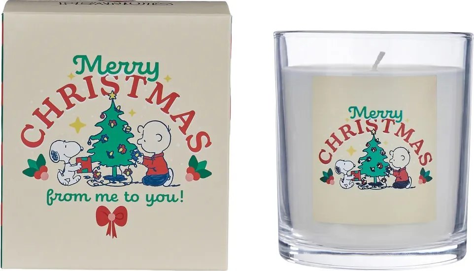 PEANUTS Vonná svíčka "Merry Christmas"