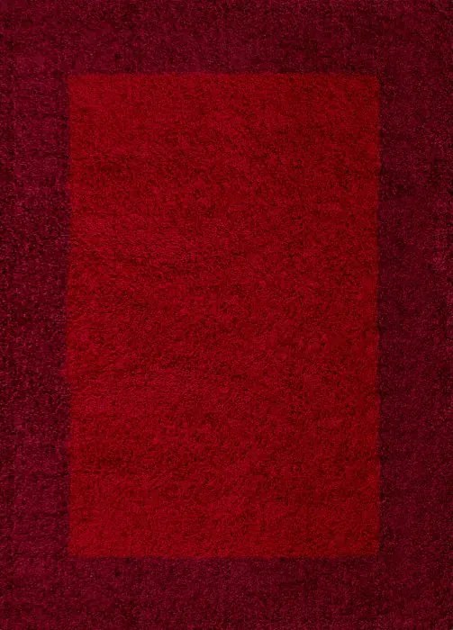 Vopi | Kusový koberec Life Shaggy 1503 red - 60 x 110 cm