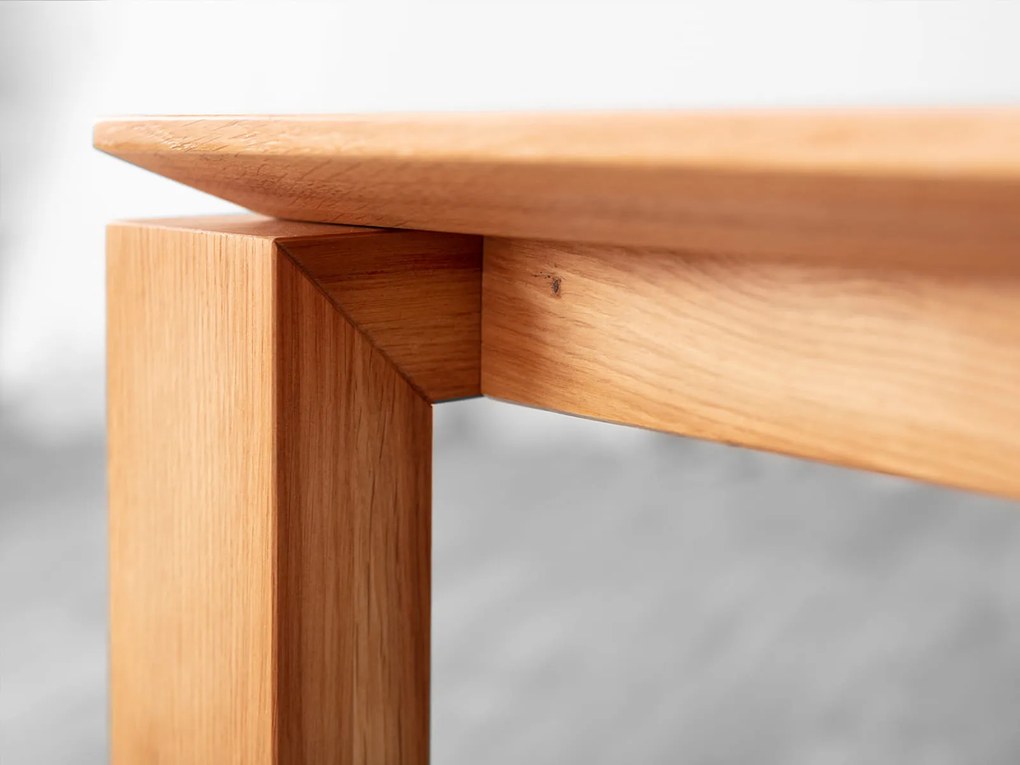 Obdélníkový dubový stůl 90x160 cm Boston matný dub