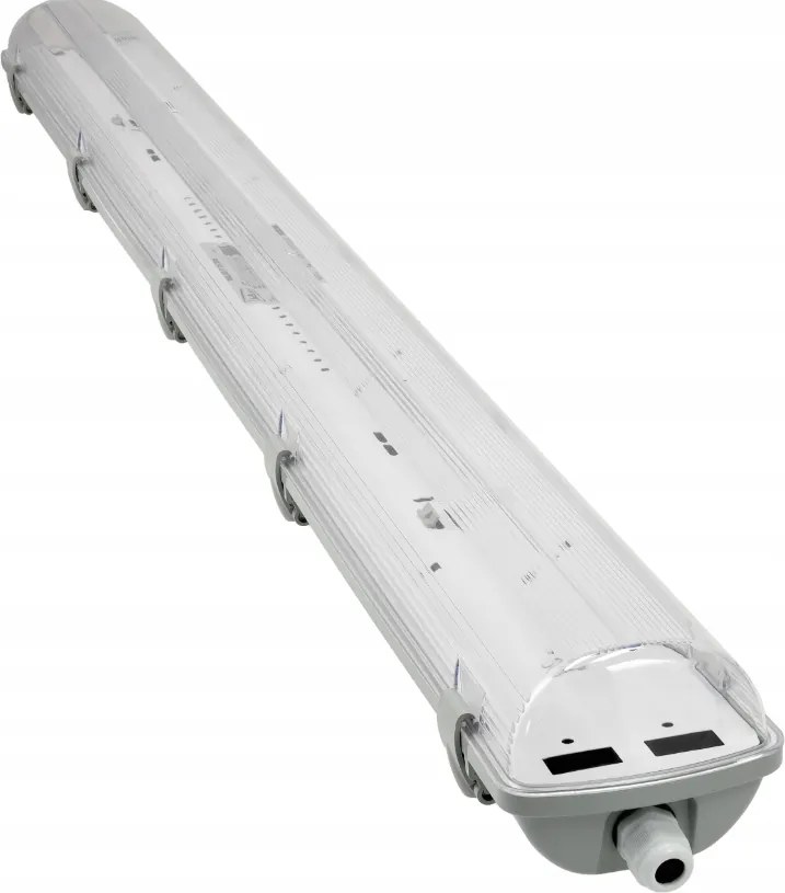 Sada 4 hermetických LED svítidel do fólie 120 cm + 8 zářivek G13 18 W