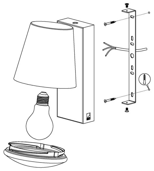 Eglo 97482 - LED Stmívatelné venkovní svítidlo CALDIERO-C 1xE27/9W/230V IP44