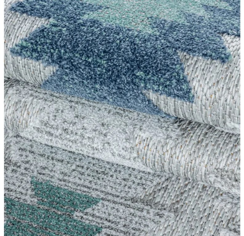 Ayyildiz Kusový koberec BAHAMA 5153, Modrá Rozměr koberce: 120 x 170 cm