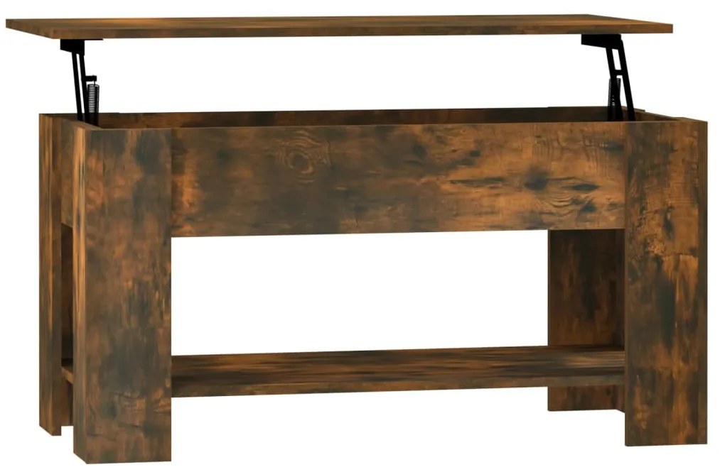 Konferenční stolek kouřový dub 101x49x52 cm kompozitní dřevo - Default Title