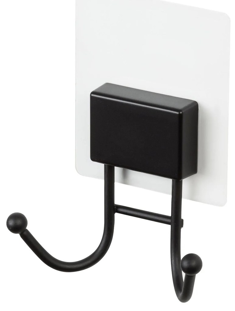 Dvojitý samolepicí háček Compactor Bestlock Black Magic systém bez vrtání, nosnost až 3kg