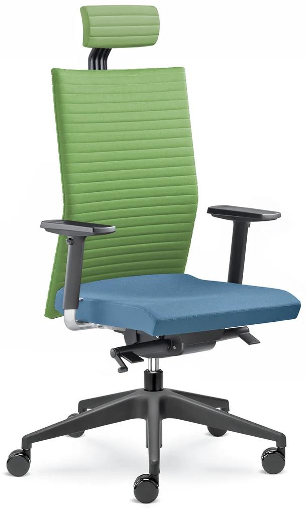 LD seating Element 435-SYS - Kancelářská židle  - zelená/modrá