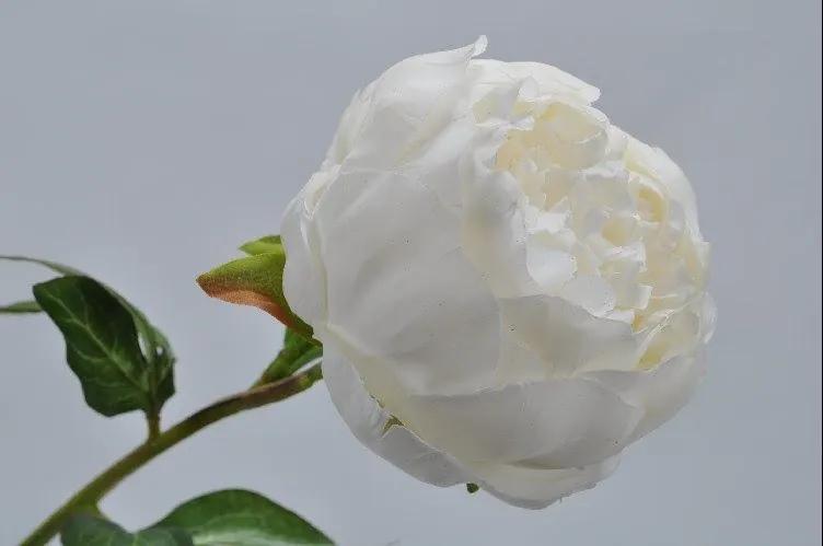 Umělá květina Silk-ka Pivoňka bílá 52cm