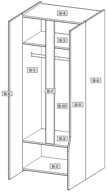 Dětský pokoj 2 BUBU Laski