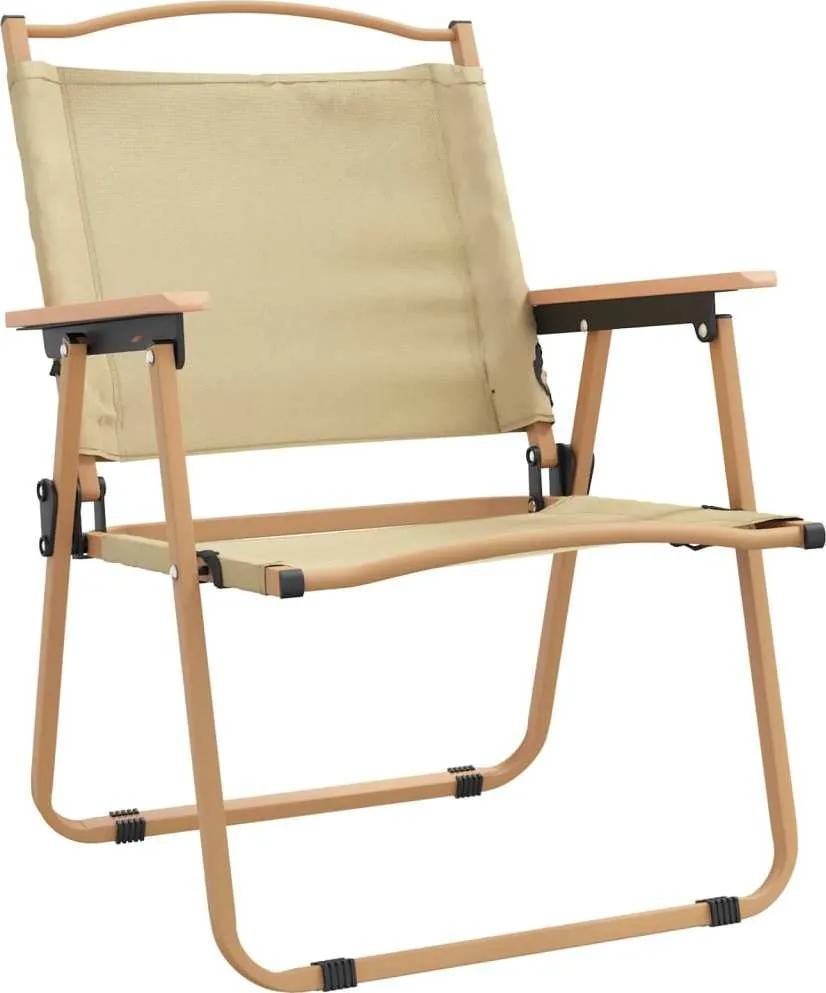 vidaXL Kempingové židle 2 ks 54 x 55 x 78 cm oxfordská látka [319484] Barva: Zelená