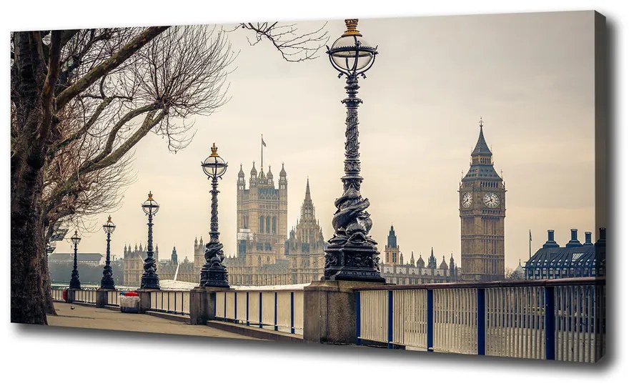 Wallmuralia Foto obraz na plátně Londýn podzim 100x50 cm