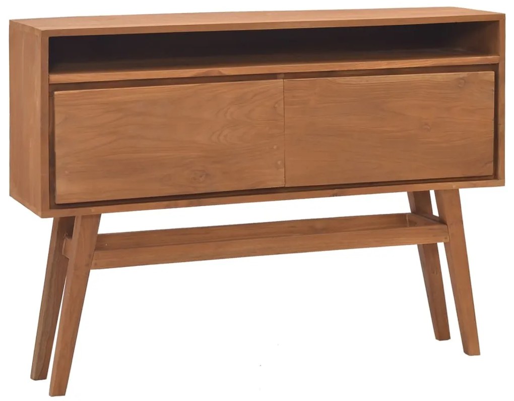 326136 vidaXL Konzolový stolek 110 x 30 x 79 cm masivní teakové dřevo