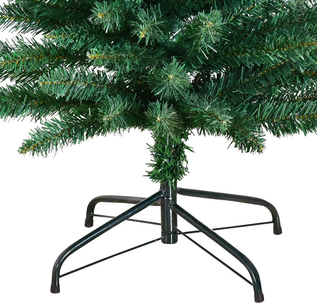 Costway Christmas Tree Umělý vánoční strom 180 cm, zelený