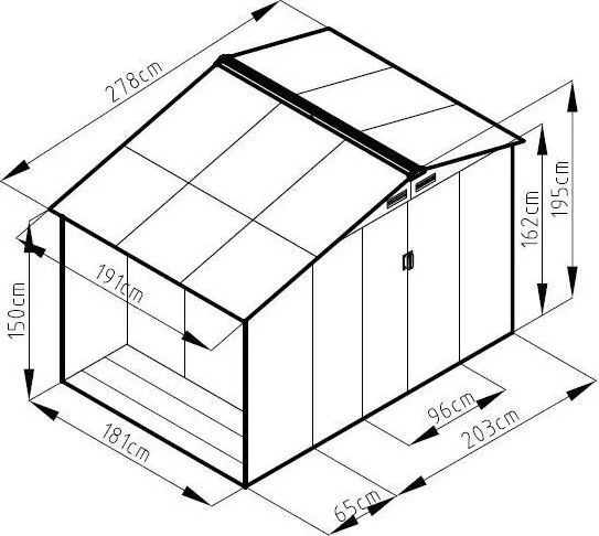 Rojaplast LUKE A-2 domek