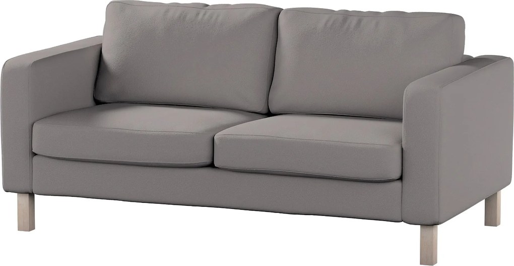 Potah na pohovku IKEA Karlstad 2-místná, nerozkládací, krátký barva béžová látka pletený vzor