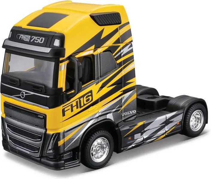 Bburago volvo fh16 globetrotter 750 xxl 1:43 žlutá