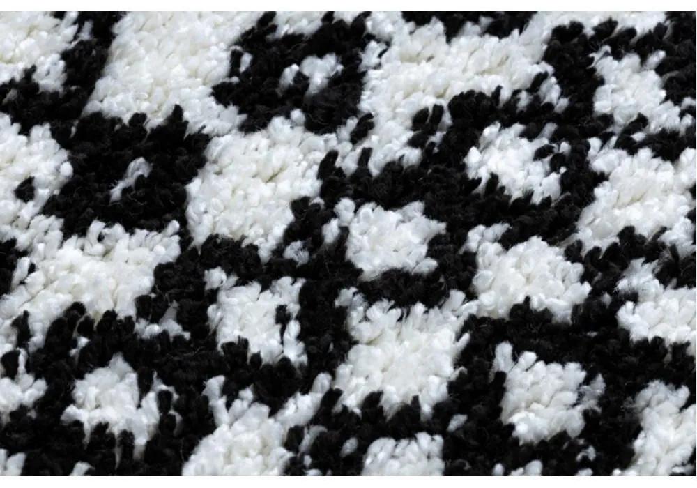 Kusový koberec Shaggy Safi bílý atyp 80x250cm