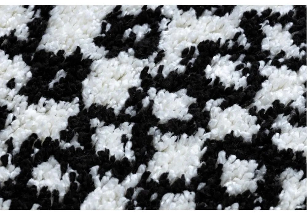 Kusový koberec Shaggy Safi bílý atyp 80x300cm