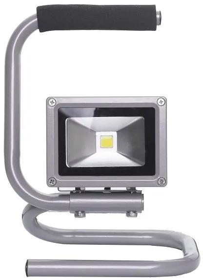Ecolite Šedý LED reflektor 10W se stojanem RLEDF01-10W/STJ