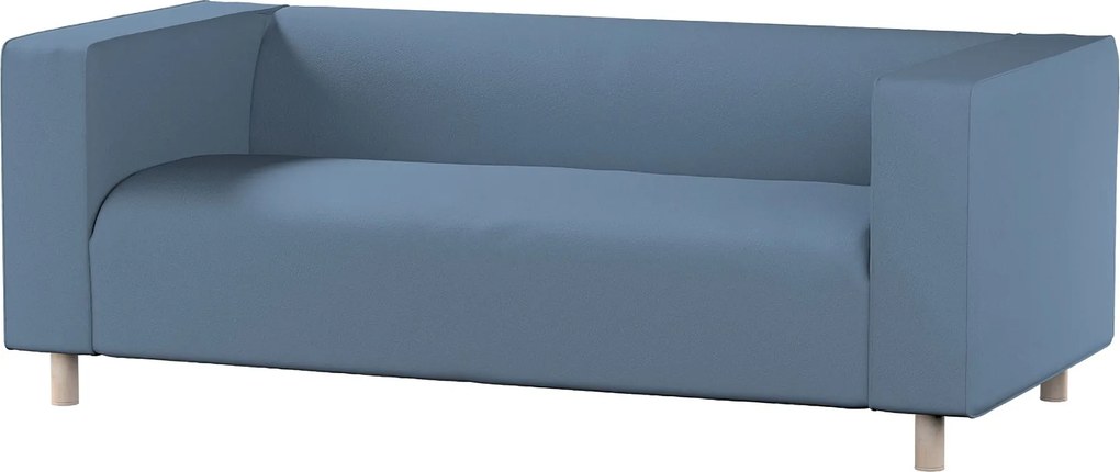 Potah na pohovku IKEA Klippan 2-místná barva modrá látka pletený vzor