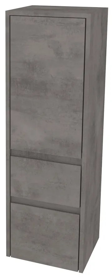 Mereo Mereo, Opto koupelnová skříňka vysoká 125 cm, levé otevírání, Multidecor, CN995LBET2