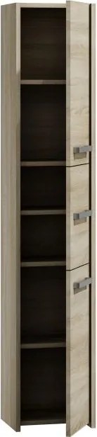 Koupelnová skříňka DANY 33 dub sonoma (30 x 170) cm