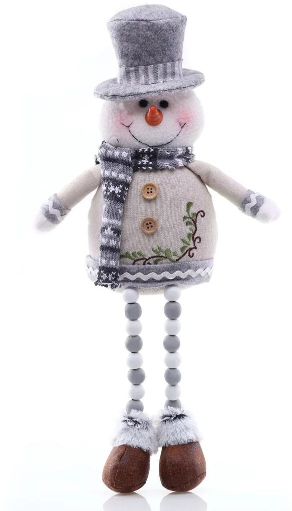 Vánoční dekorace - Sněhulák - 53 cm