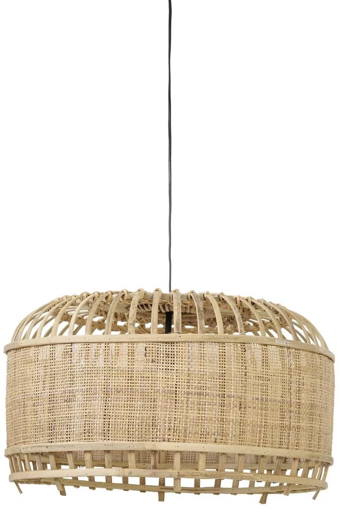 Přírodní bambusové závěsné světlo Dalika - Ø 60*38cm