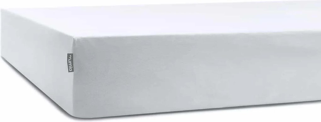 Prostěradlo bavlněné bílé 100 x 200 cm na gumičku Mumla