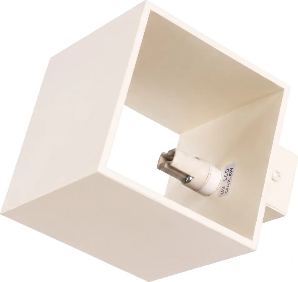 Sollux Lighting Nástěnné svítidlo QUAD 1 béžové