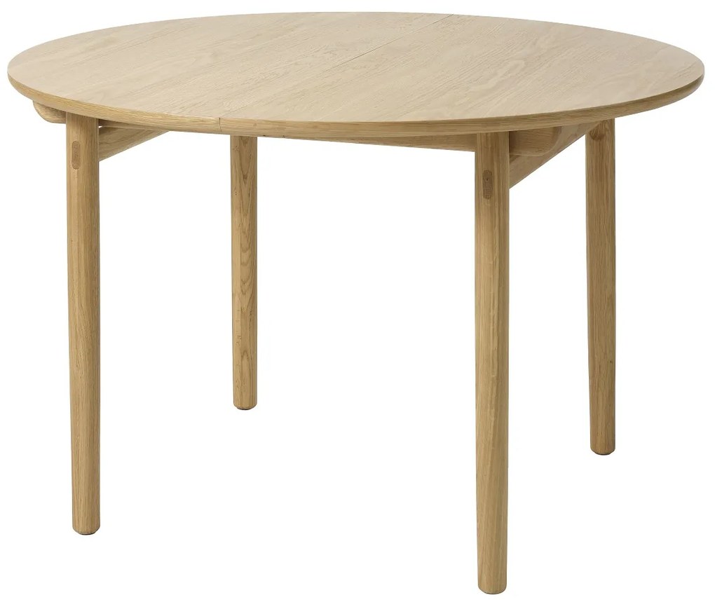 Designový jídelní stůl Wally 120 - 165 cm přírodní dub