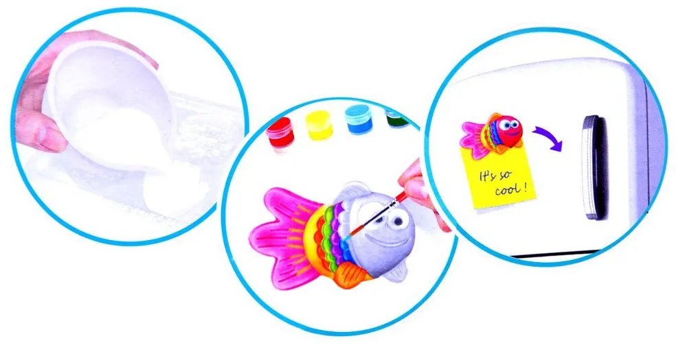 Color day Kreativní sada Vyrob si sám magnetky zvířátka DIY