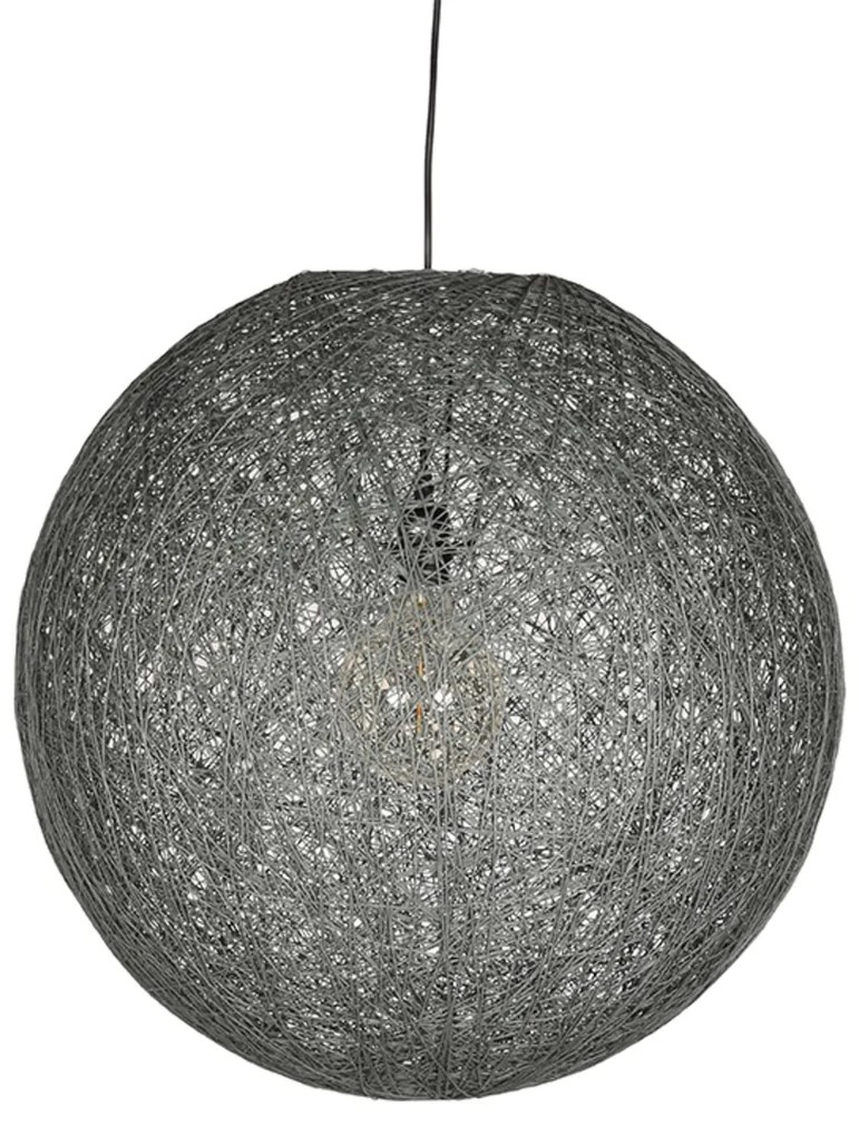 LABEL51 Závěsné světlo TWIST šedé 55cm QP-4042