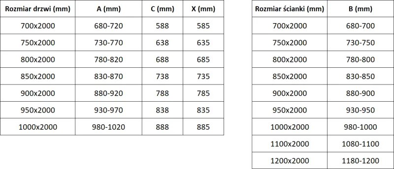 Mexen Exo, výklopný sprchový kout 70 x 100 cm, čiré sklo, zlatá, 817-070-100-50-00