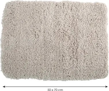 MSV MICROFIBER béžová / Koupelnová předložka / 50 x 70 cm / polyester
