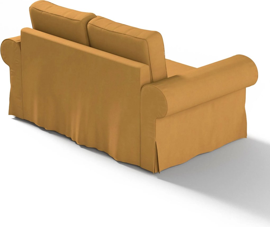 Potah na pohovku IKEA Backabro 2-místná, rozkládací barva žlutá látka pletený vzor