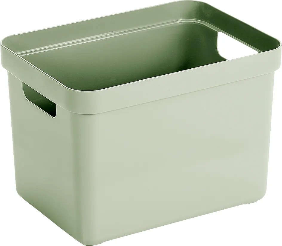 Úložný box Sigma Home, 35 × 24,6 × 24,3 cm, 18 l, zelený