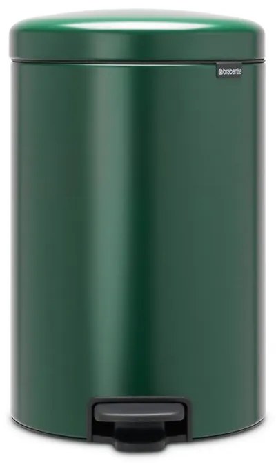 Brabantia NEWICON Pedálový odpadkový koš 20 l - tmavě zelená