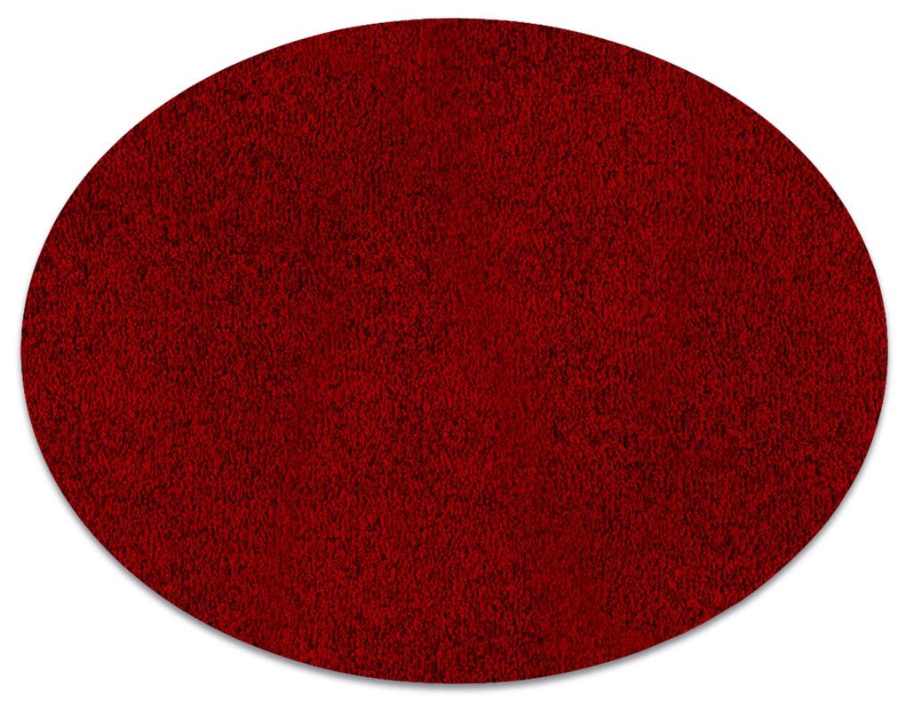 Koberce Łuszczów KOBEREC - kulatý ETON červený kruh 150 cm