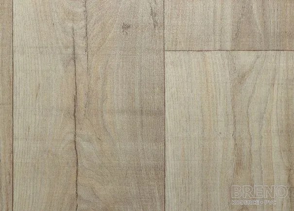 Breno PVC CHROMETEX Fair Oaks 531 – hnědé dřevo, šíře 300 cm