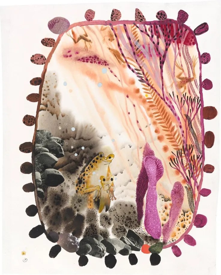 Filip Pošivač | Žáby Rám: Bílý, Velikost: 60 x 40 cm