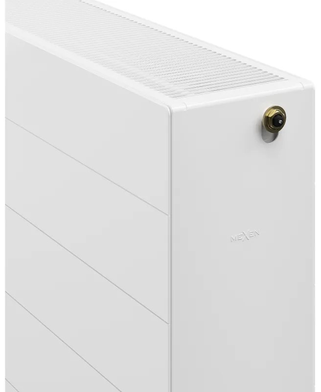 Mexen, Mexen Line CVL33 panelový radiátor 900 x 1100 mm, spodní připojení, 3301 W, bílý - W633L-090-110-00