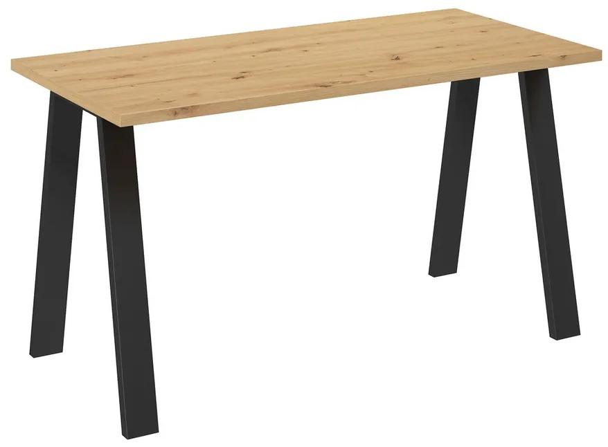Casarredo Jídelní stůl KOLINA 138x67 cm černá/artisan