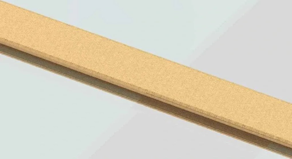 vidaXL Posuvné dveře 76 x 205 cm čiré ESG sklo a hliník [151656] Barva: zlatá