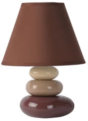 Lucide KARLA - stolní lampa - Ø 18 cm - Hnědá 14560/81/43