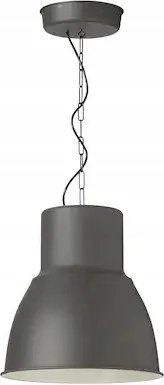 Ikea Hektar Závěsná stropní lampa, tmavě šedá, 38 cm